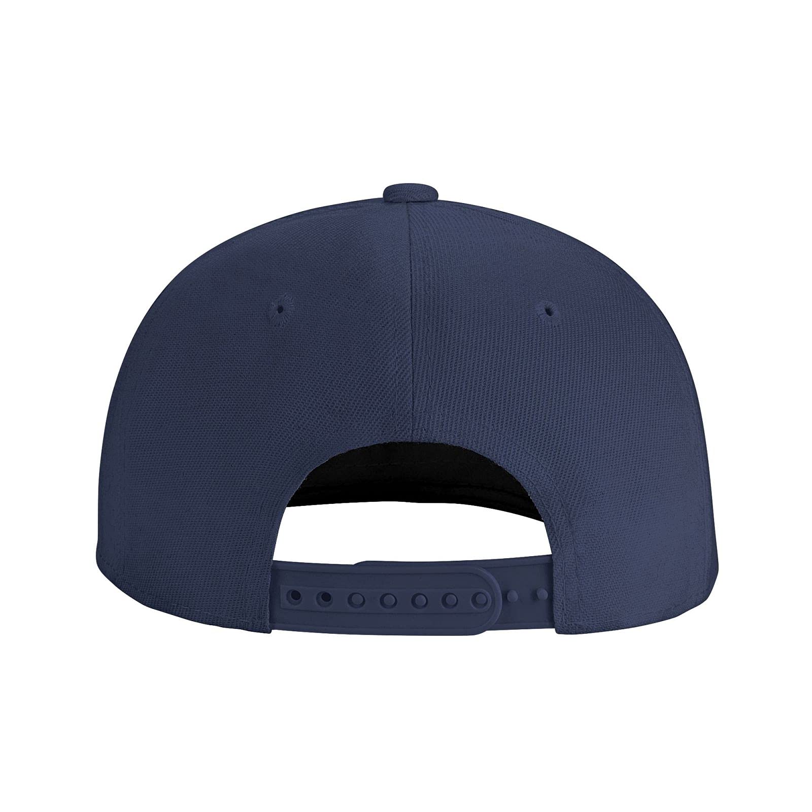 Elehuv Basketball Curry Adult Snapback Hats for Men Women, Adjustable Flat Bill Baseball Cap, Advanced Trucker Fitted Cap Navy