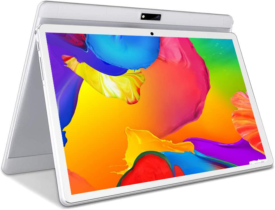 Generic S1 2022 Android 10 Tablet, 10.1-inch HD Display, 1.5GHz Quad-Core Processor, 4GB RAM, 64GB ROM, 5000mAh Battery, Dual Camera, WiFi, Bluetooth, FM, Silver