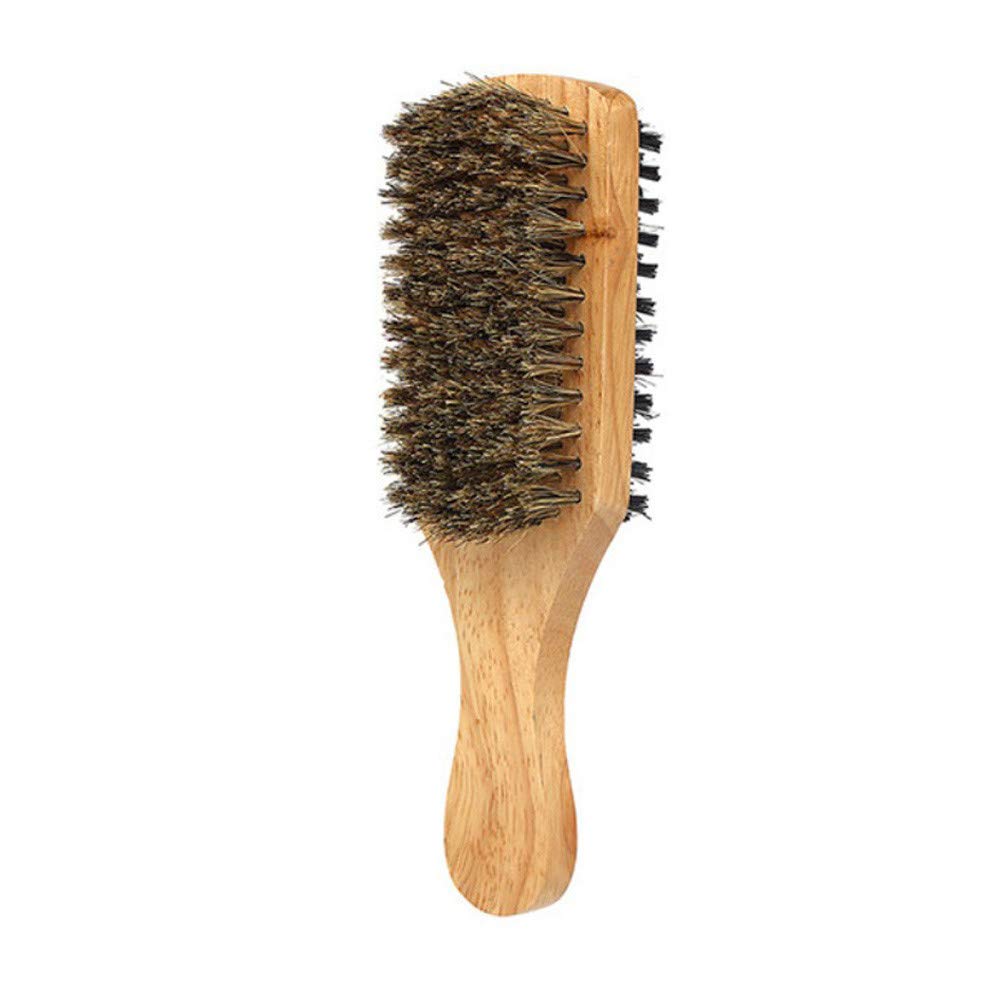 Handle Sided Double Wood Brush Barber Shave Shaving Men Brush KKd252