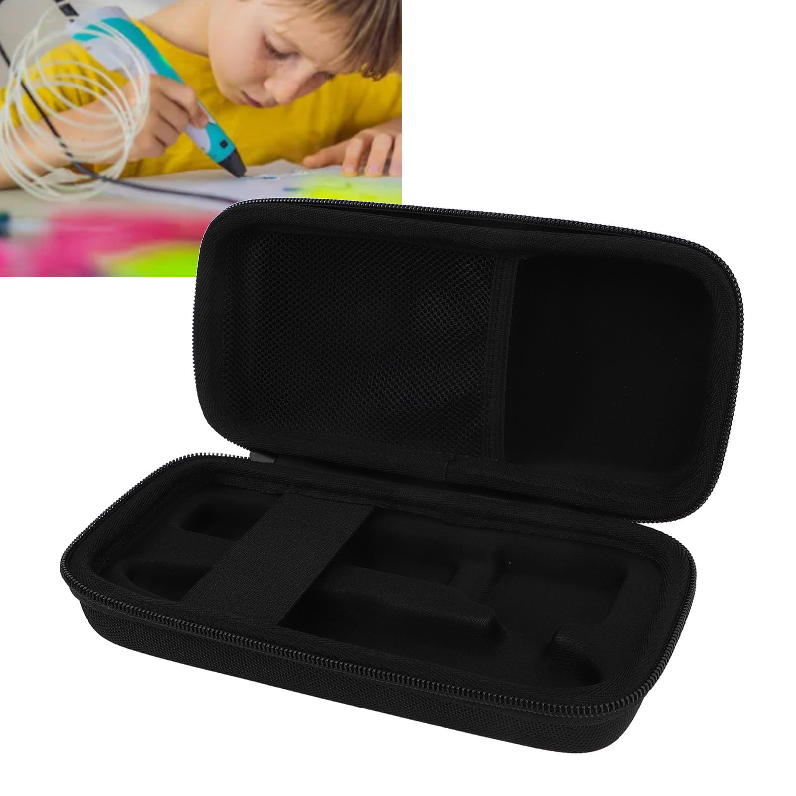 Hard Carrying Case for SCRIB3D, 3D Pen Protective Case with Mesh Pocket, Portable Storage for MYNT3D Super, for MYNT3D Professional ()