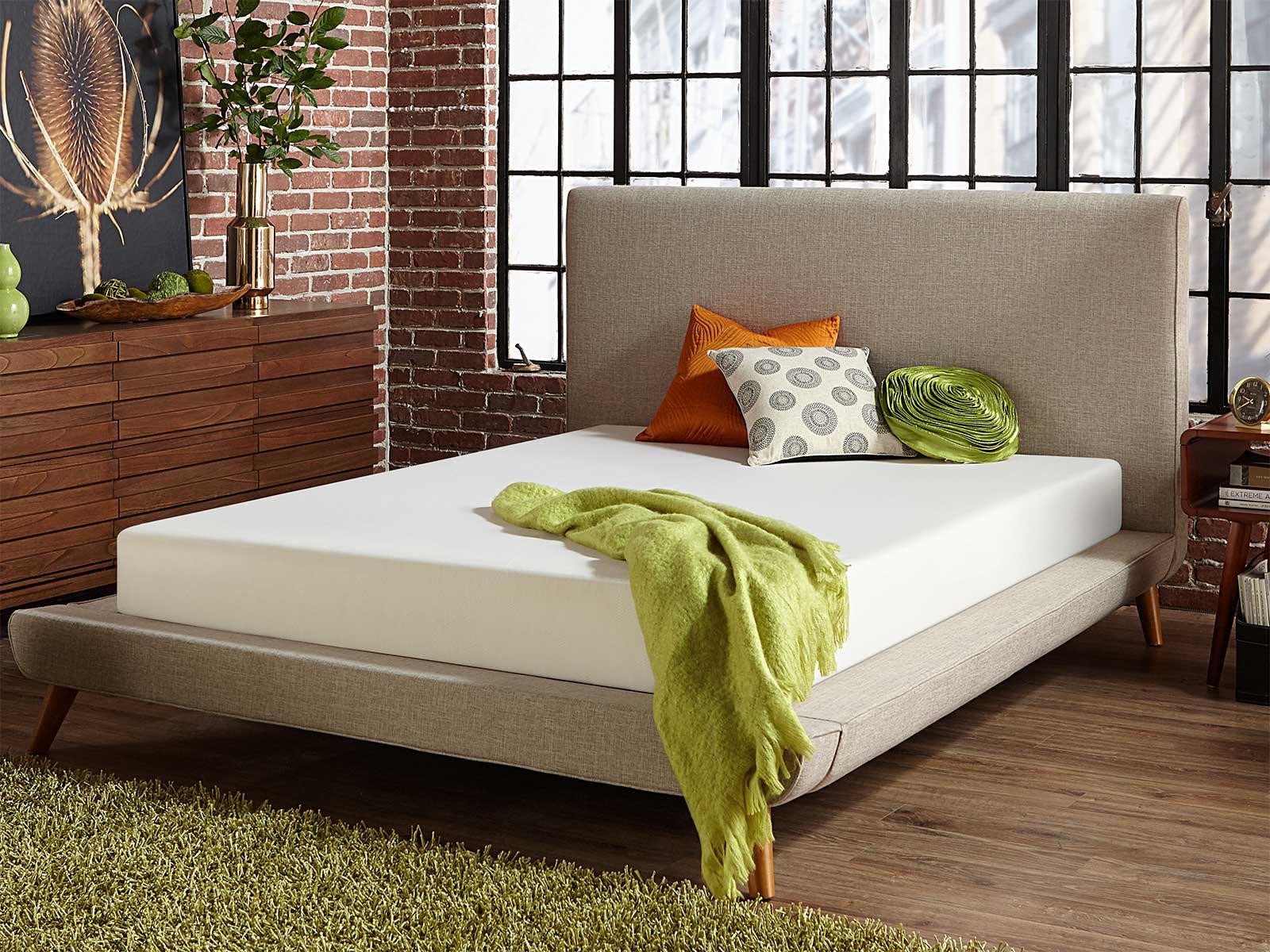 Live and Sleep Classic 8 Inch Medium Firm Memory Foam Mattress - Bed in a Box with Firm Body Support, CertiPUR Certified - Twin Size