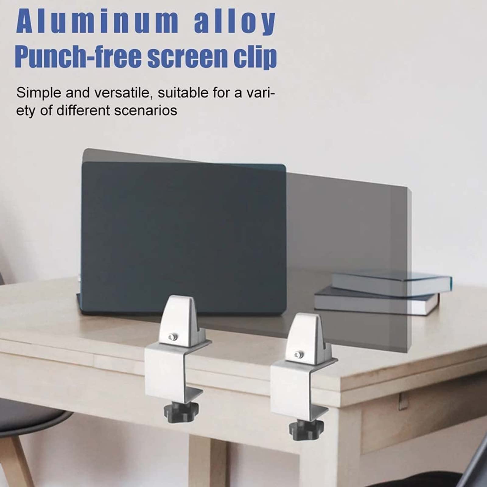 Desktop Mount Partition Clamp Office Divider Bracket Direction Adjustable Privacy Panel Clip For Spit For Protectio Desk Divider Clamp