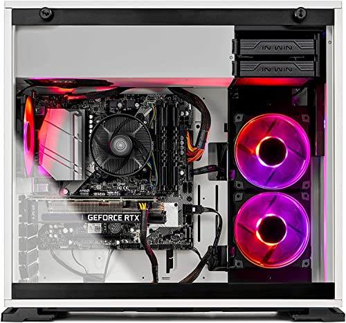 Skytech Shiva Gaming PC Desktop – Intel Core i5 10400 2.9 GHz, RX 6600XT, 1TB NVME SSD, 16G DDR4 3200, 600W Gold PSU, AC Wi-Fi, Windows 10 Home 64-bit