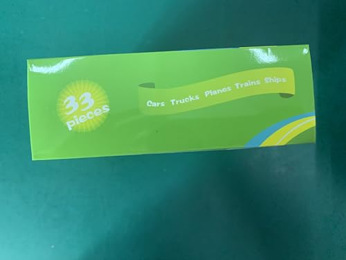 SpriteGru 33 PCS Vehicle Foam Magnets for Toddlers Kids, Perfect for Preschool Learning (Land Air Ocean All Included)