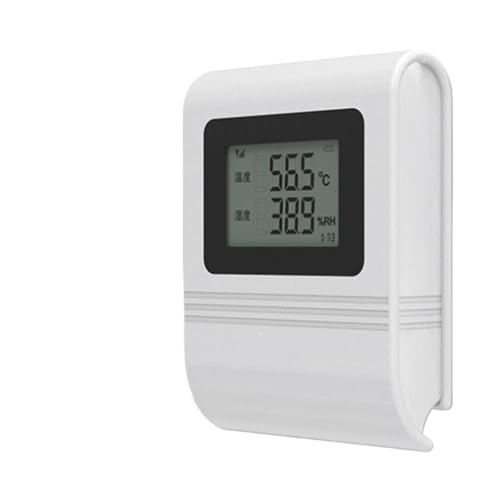 LNYHLXS Indoor and Outdoor Large Screen Home with Alarm Clock Thermometer Temperature and Humidity Meter