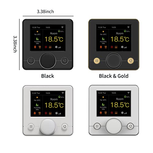 LNYHLXS Smart Thermostat Intelligent Floor Heating &Fan Coil Unit Thermostat Indoor Constant Temperature Controller(C)