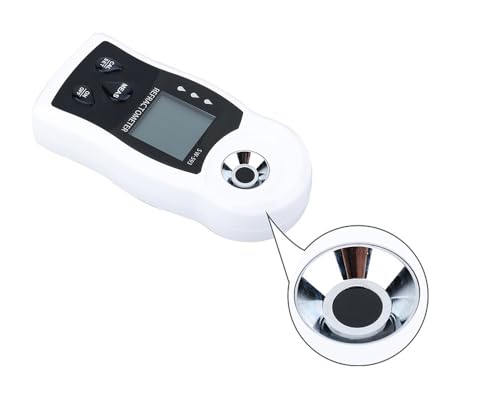 KYKYK Refractometer, Digital Display Sugar Content Meter Sweetness Content Tester Portable High Precision Sugar Content Meter for Fruit, Homebrewing, Juice, Vegetables