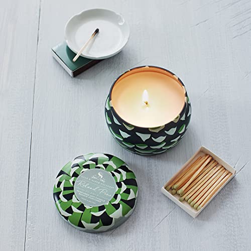 Soap & Paper Factory Roland Pine 3 Oz Tin Perfumed Soy Candle, Roland Pine, Roland Pine, 3 Ounce