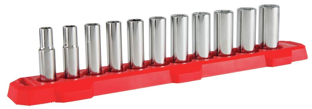 CRAFTSMAN Socket Set, Metric, 3/8" Drive, 6 Pt., 11Piece (CMMT12045)