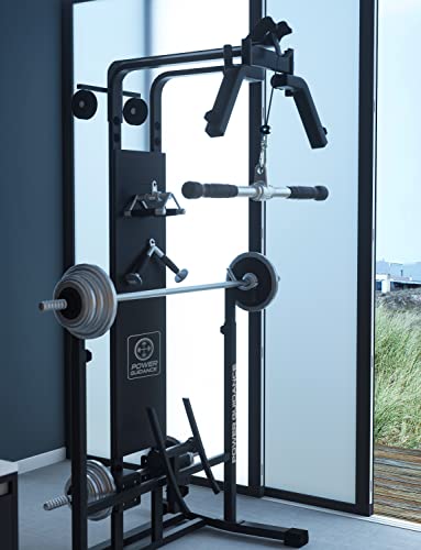 POWER GUIDANCE Triceps Pull Down Attachment, Cable Machine Accessories for Home Gym, Lat Pull Down Attachment Weight Fitness