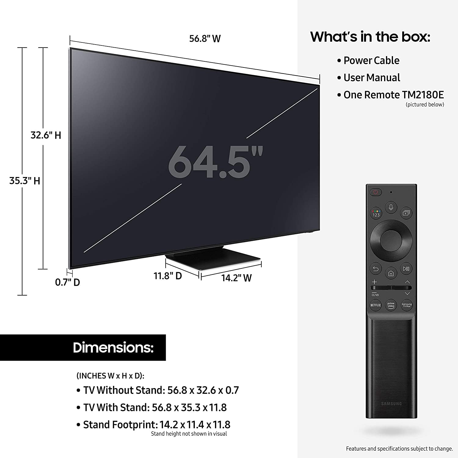 SAMSUNG 65-Inch Class Neo QLED 8K QN800A Series - 8K UHD Quantum HDR 32x Smart TV with Alexa Built-in (QN65QN800AFXZA, 2021 Model)