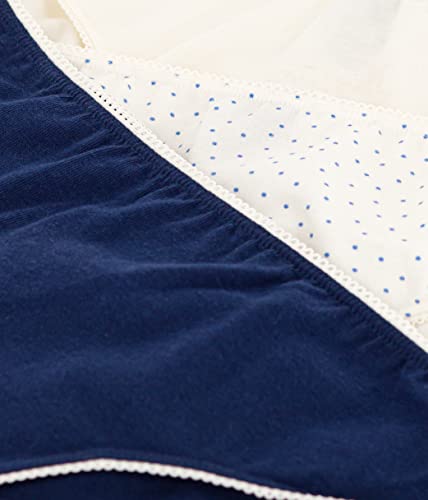 Petit Bateau GIRLS' SPOTTED COTTON AND ELASTANE BRIEFS - PACK OF 3 SIZES 14-18 YEARS (as1, age, 18_years)