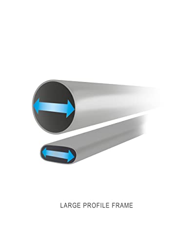 INTEX 26701EH Prism Frame Premium Above Ground Swimming Pool Set: 10ft x 30in β Includes 330 GPH Cartridge Filter Pump SuperTough Puncture Resistant Rust 1185 Gallon Capacity, Gray