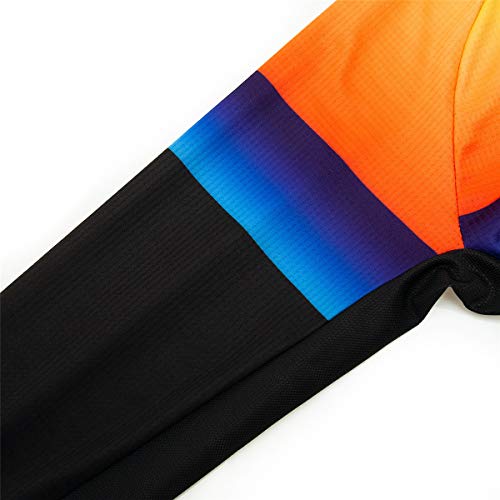 Cycling Jerseys Men Autumn Bicycle Clothing Long Sleeve MTB Jersey Breathable Cycling Sportswear…