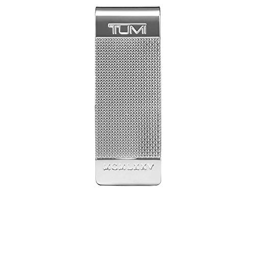 TUMI - Nassau Ballistic Etched Money Clip Wallet with RFID ID Lock for Men - Silver