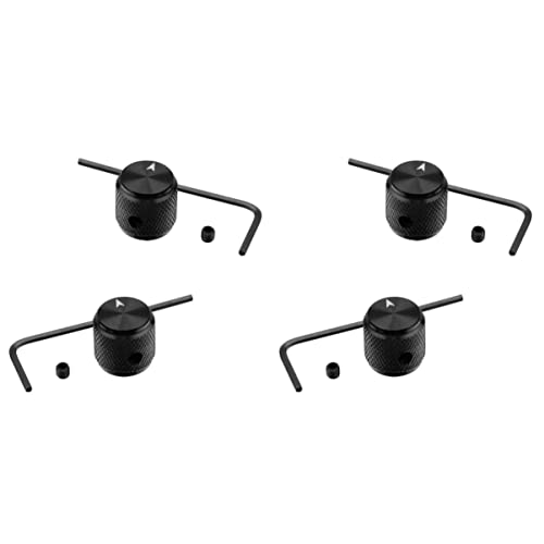 ERINGOGO Accessories 4 Sets Volume Electric Guitar Control Knobs Guitar Radio Diy Knobs Electric Guitar Volume Knob Control Knob Brass Guitar Accessories