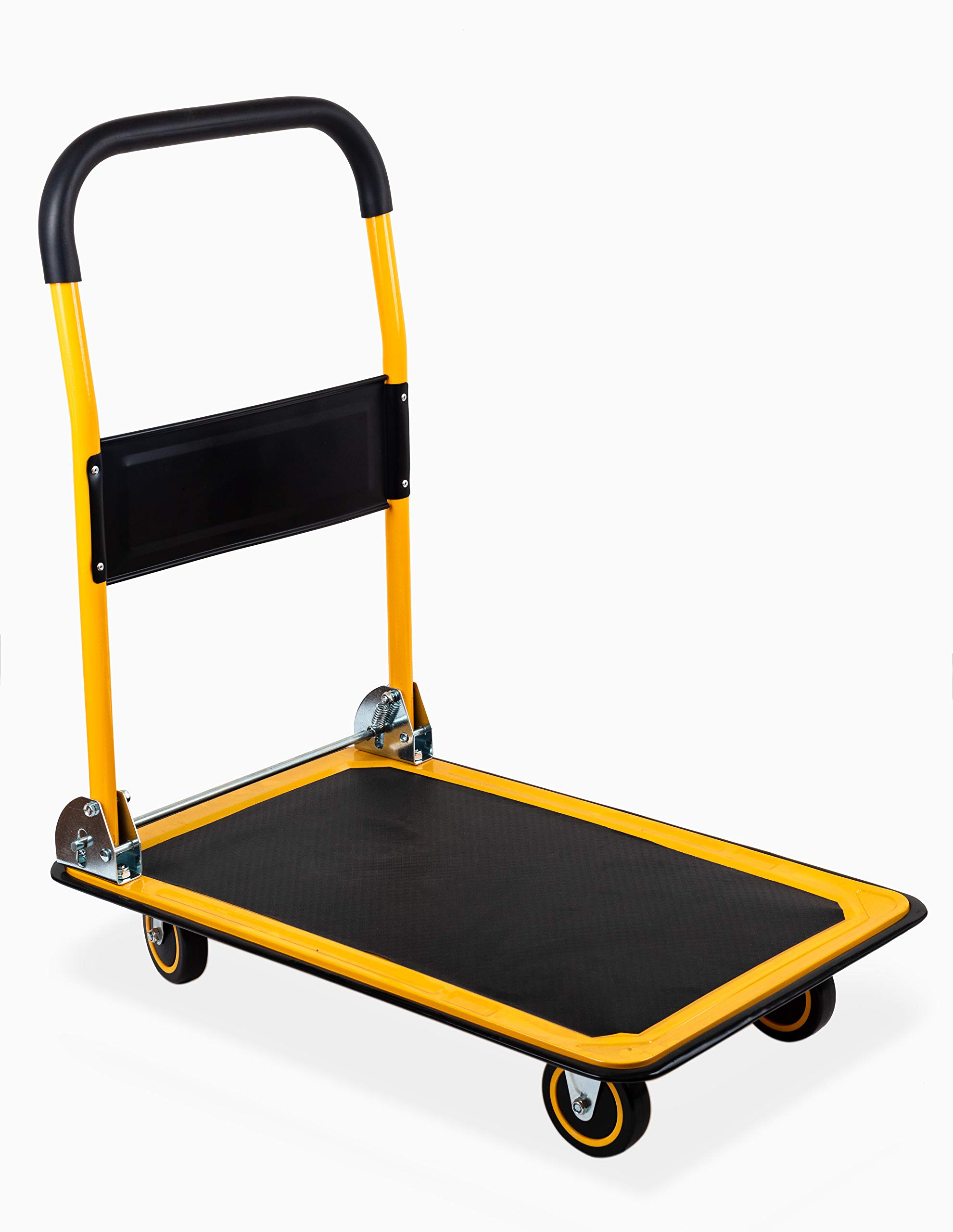 WEN 1320 lbs. Capacity Furniture Moving Dolly Two Pack and MaxWorks Foldable Platform Truck Push Dolly 330 lb. Weight Capacity
