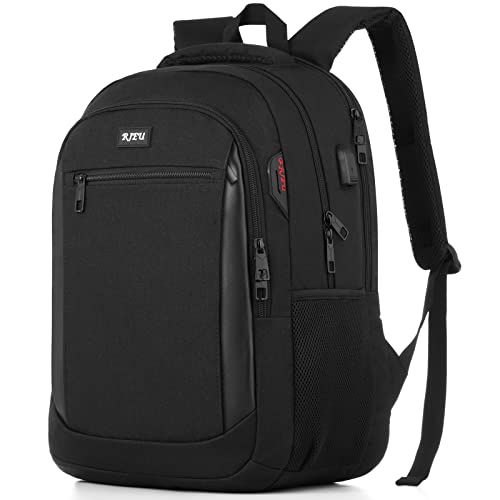 Laptop Backpack Travel, School Backpack with Usb Charging Port for Men Womens Anti Theft Water Resistant College School Bookbag Business Computer Backpack Fits 17.3 Inch Notebook Over 3 Years Old