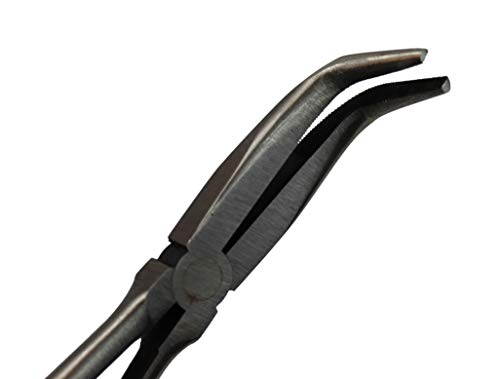ION TOOL Angled Long Needle Nose Pliers Set – 11” & 7” 90 Degree Bent Nose Pliers, 2 Piece Set