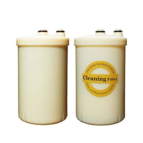 IonHiTech HG Type Replacement Filter Compatible with HG Water Ionizers + Cleaning Cartridge (Not Compatible with HG-N Models)