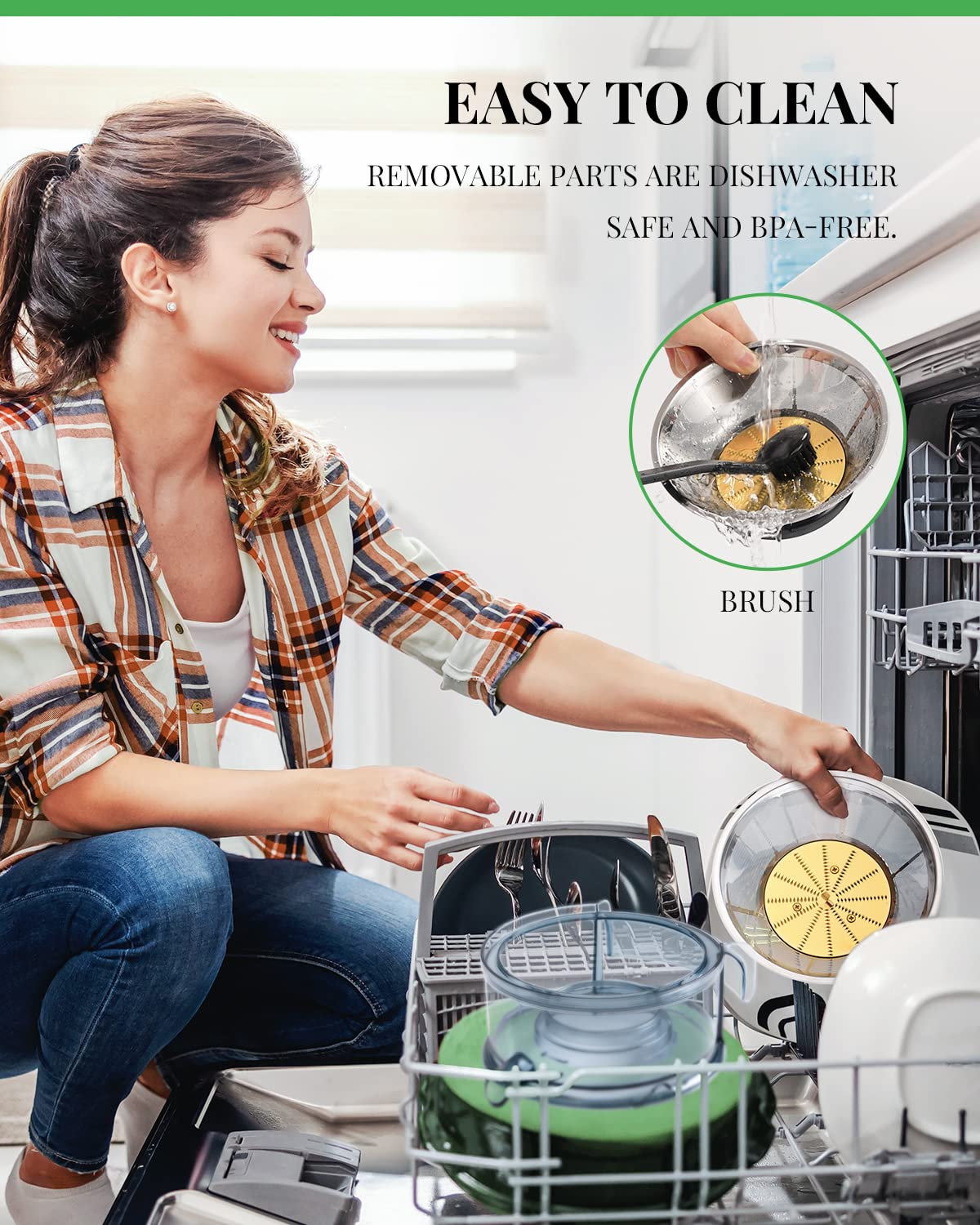 GDOR Powerful 1200W Juicer with Titanium Enhanced Cut Disc, Larger 3β Feed Chute Juicer Machines for Whole Fruits and Vegetables, Centrifugal Juicer with 40 oz. Juice Jug, BPA-Free, Easy to Clean, 3.0