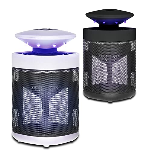 Hodiax Nap n Trap! Electric Indoor Mosquito Killer, Insects and Fly Trap w/USB Power Cord, Desktop Small Non Zapper with LED Night Light for Household, Bedroom, Kitchen, Office(Random Color)