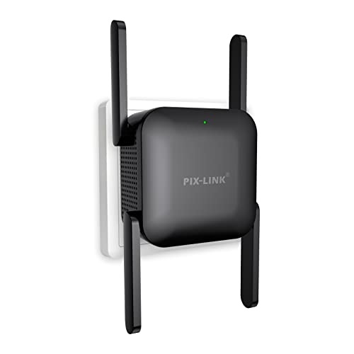 WiFi Extender, 1200Mps 5.8GHz / 2.4GHz WiFi Range Extender, WiFi Booster Cover Up to 7000 Sq.ft and 32 Devices WiFi Extender Signal Booster for Home WiFi Repeater to Extend Range of Wireless Internet