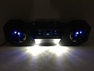 SD 4BBT2RGB2 -Polaris RZR Stereo System BT UTV Side by Side (2-6.5" Marine Speakers)