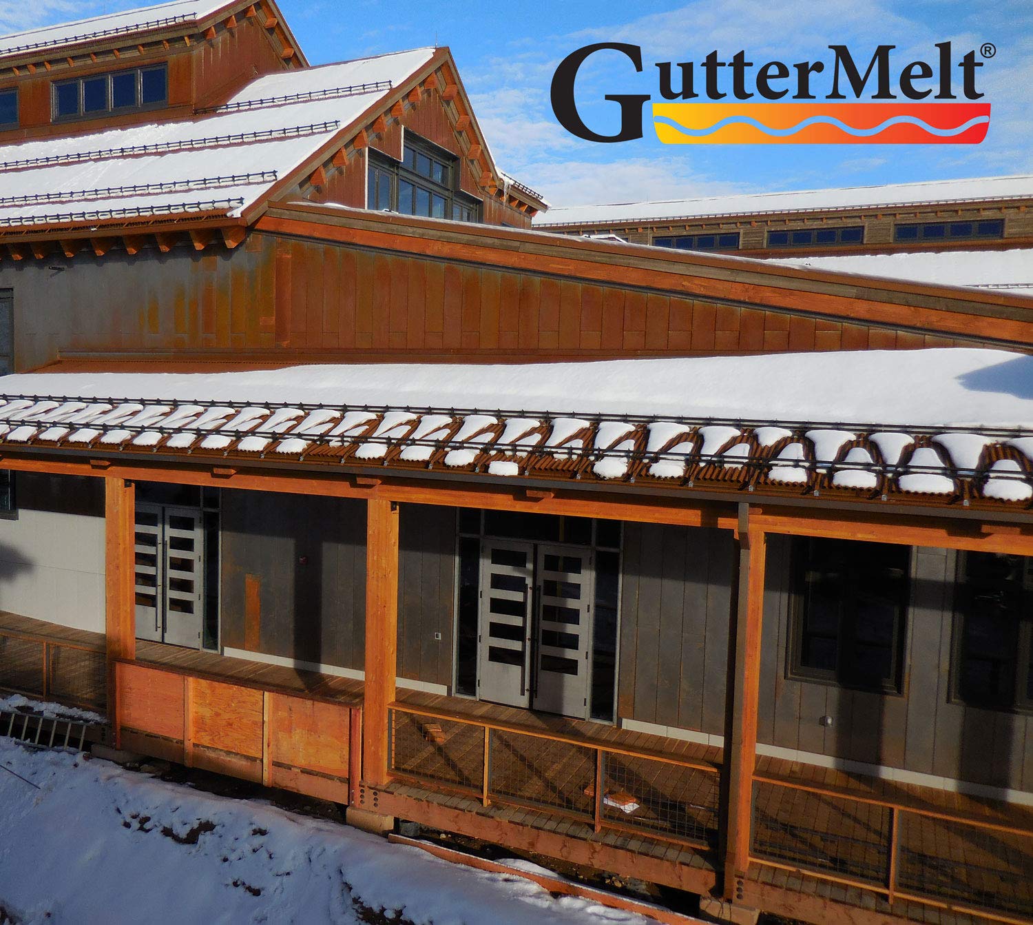 Heatizon GutterMelt 9 Watts Per Foot Roof & Gutter Snow Deicing Cable Kit (70 feet)