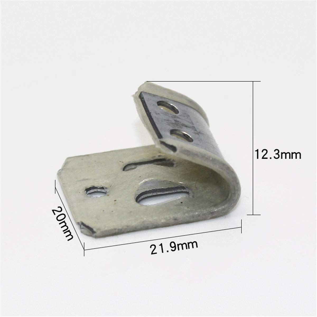 Czsycdsf 50 Pcs Sofa Spring Repair Clips S Clip with Plastic Wrap for Furniture Chair Couch Sofa Upholstery Spring Replacement Repair