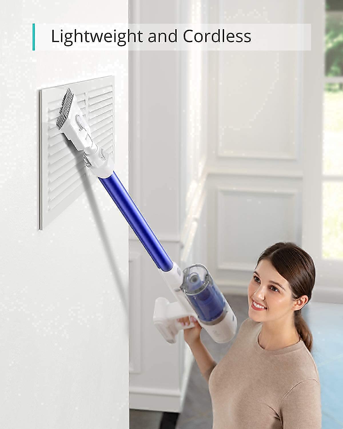 eufy by Anker, HomeVac S11 Infinity, Handheld Vacuums丨 HomeVac Extension Hose for S11 Go & S11 Infinity & S11 Reach, White, Vacuum Attachments