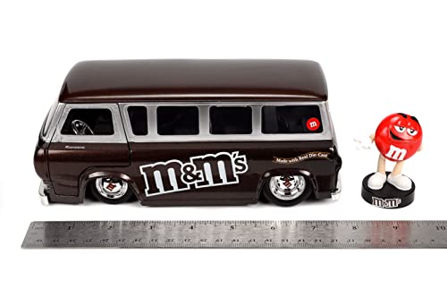 Jada Toys M&M's 1:24 1965 Ford Econoline Die-cast Car with Red Figure
