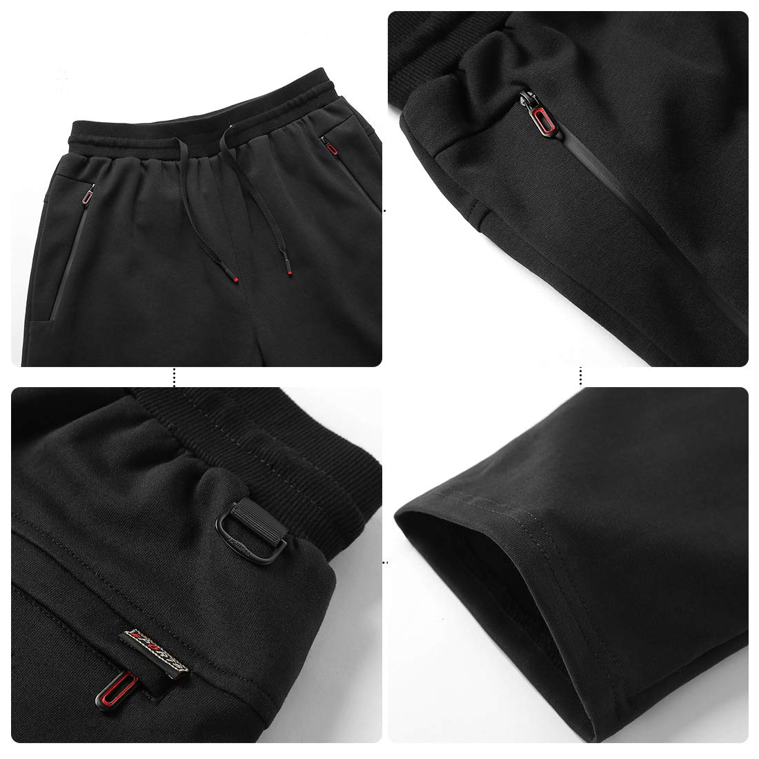 DOSLAVIDA Men's Hooded Sweatsuits Casual Jogging Suits Athletic 2 Piece Outfit Hoodies Tracksuit Unisex Track Suit Set