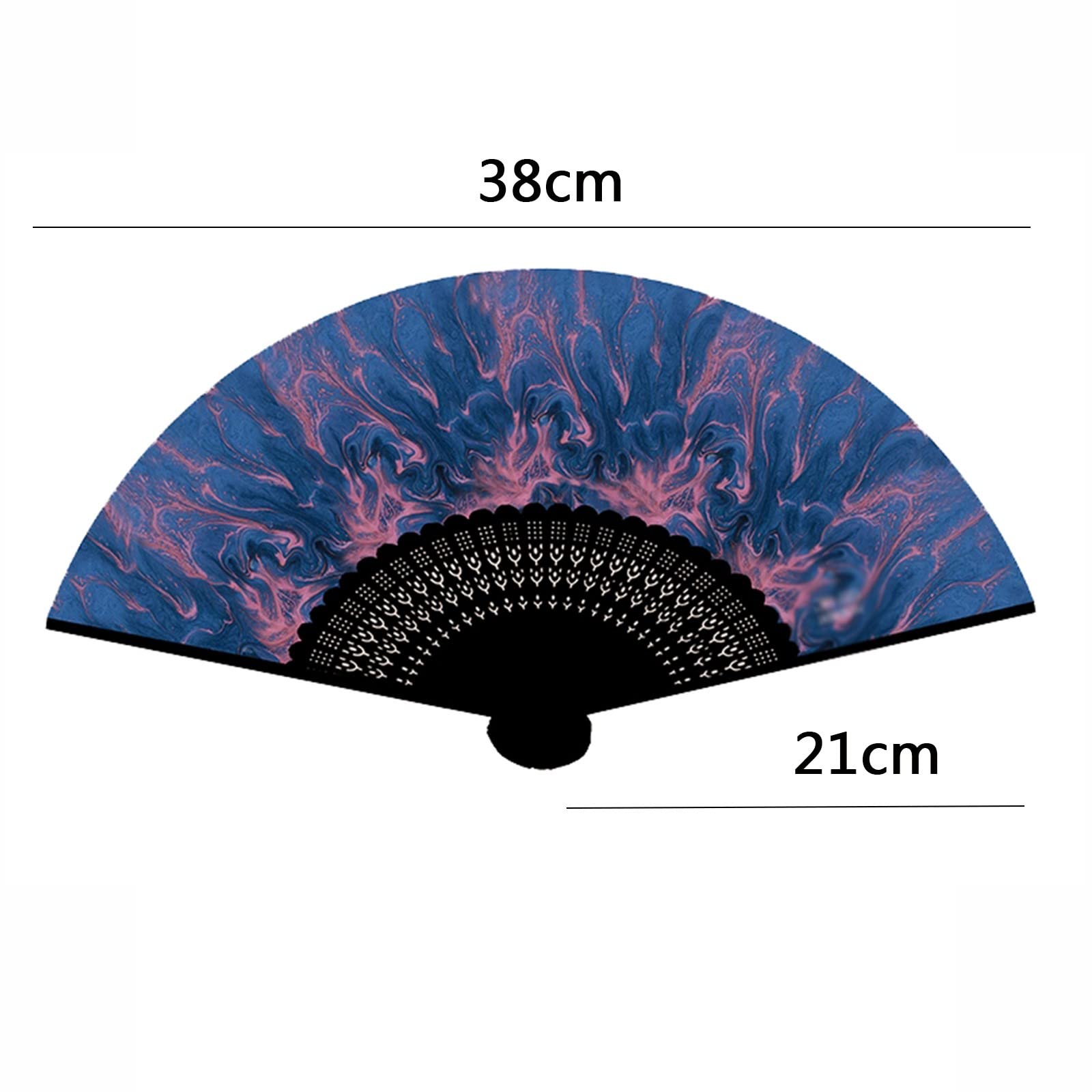 ERTUO Hand-Painted Pattern Folding Fan Dance Accessories Chinese Hanfu Kimono Fan Trendy