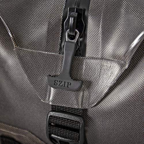 Dagger On-Tap Dry Bag Duffel | Kayak Dry Bag with Tie Down Rings | Waterproof Zipper and Compression Straps, Dark Gray, 15L (8090003)