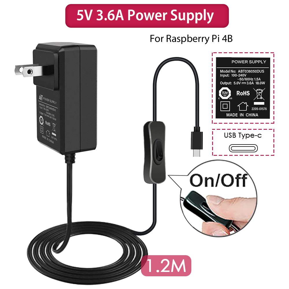 GeeekPi Starter Kit for Raspberry Pi 4 2GB, with Raspberry Pi 4 & Cooling Fan, Case 64GB Card, Card Reader,HDMI Cables and 18W USB C Power Supply
