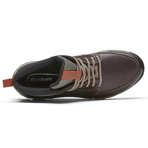 Dunham Men's Glastonbury Mid Boot Ankle, Brown Leather/Suede, 16 XX-Wide