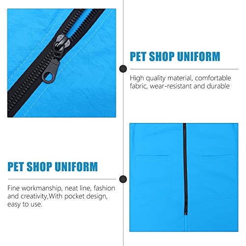 ULTECHNOVO Waterproof Pet Cosmetologist Clothes Pet Salon Apron Special Work Clothes Pet Grooming Supply