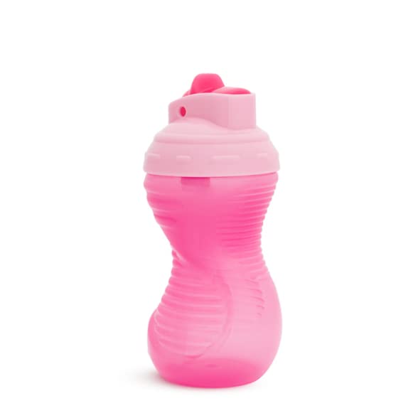 Munchkin Mighty Grip Flip Straw Cup, 10 oz 1 ea ( Pack of 3)