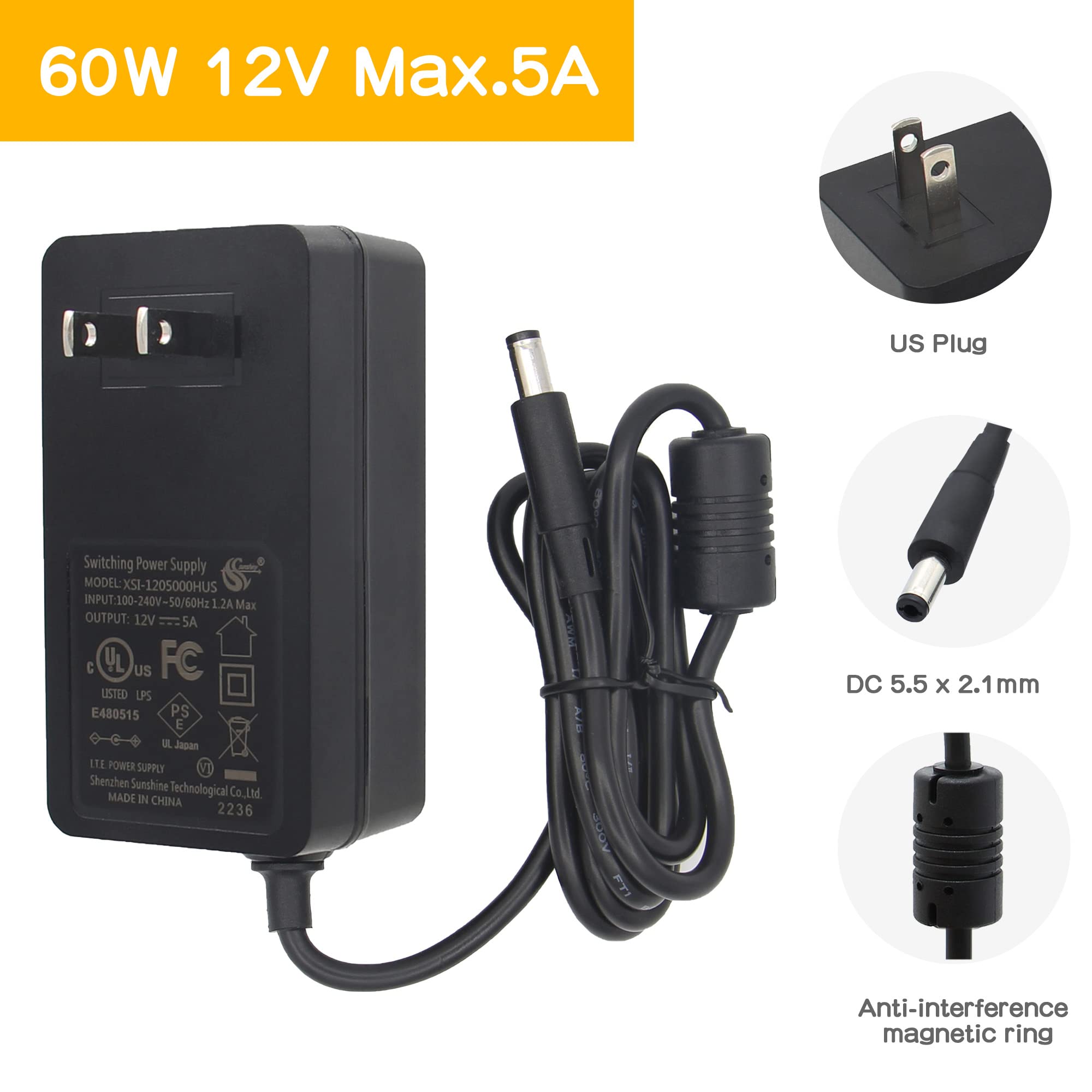 Geekworm for Raspberry Pi 3B+/3B, X820 V3.0 2.5“ SATA HDD/SSD Board + X735 Power Management Board + Metal Case with Power Switch and Cooling Fan + DC 12V 5A PSU Kit (Not Include Raspberry Pi)