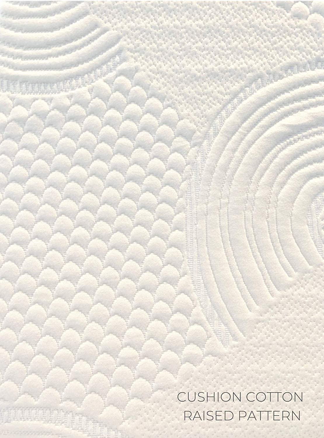 ORGANIC TEXTILES 2" Organic Latex Mattress Topper with Velvet Cover (King, Soft)