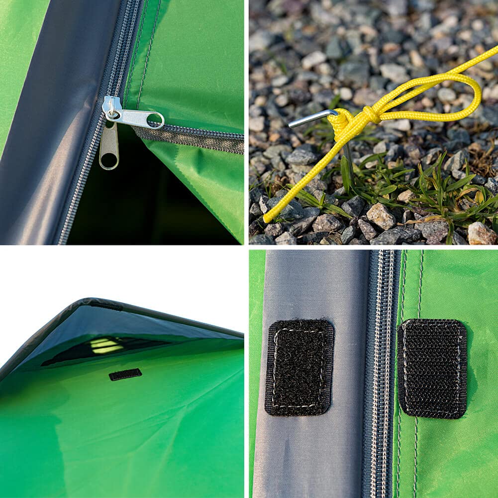 Double Layer Camping Tent, 2 Person Ultralight Backpacking Tent for 4-Season, Easy Setup Outdoor Tent for Hiking Mountaineering Backpack Travel