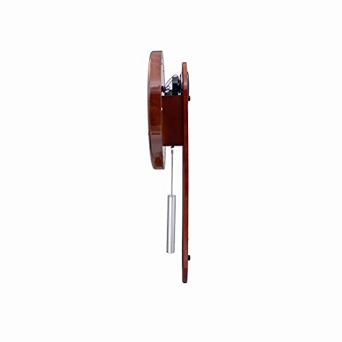Seiko Circular & Sleek Wall Clock with Pendulum and Dual Chimes