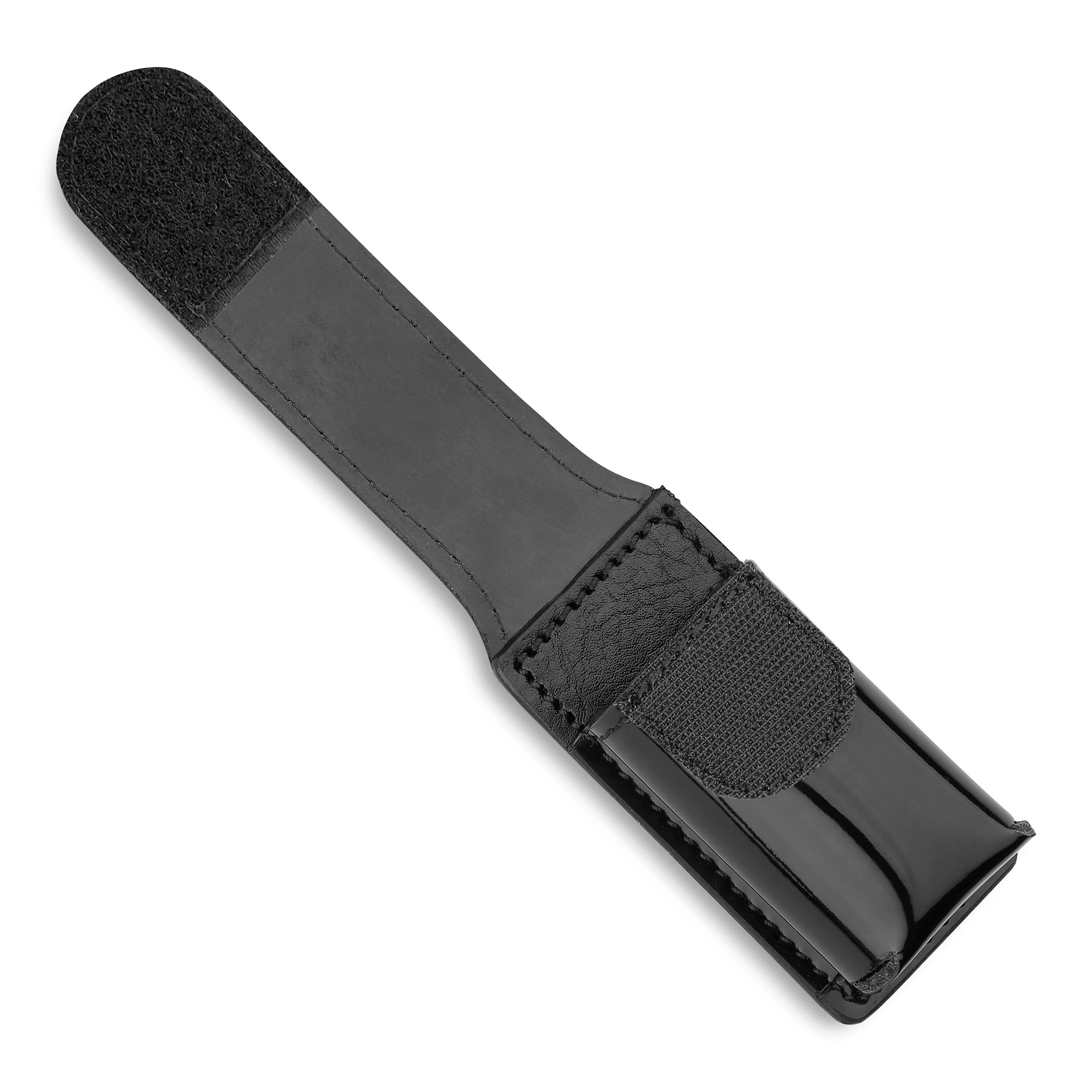 Dutyman 3631V Patent Clarino Leather 2oz OC Pepper Spray Holster Pouch w/Hook n Loop Closure