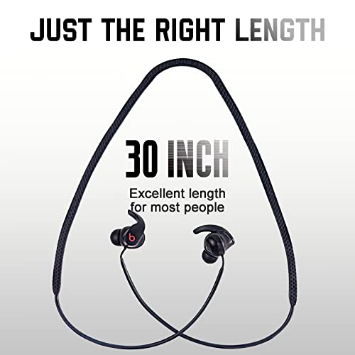 Straps for Beats Fit Pro, Anti-Lost Strap Silicone Necklace Lanyard Compatible with Beats Fit Pro 2021 Accessories Sports Running Holder Connector Cord (Black)