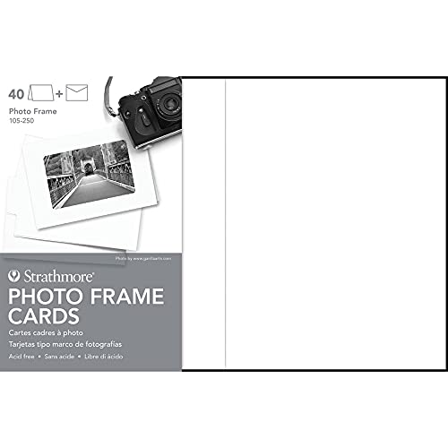 Strathmore 105-185 Photo Frame Cards, 10 Cards & Envelopes, Multicolor, 10 Cards & Envelopes