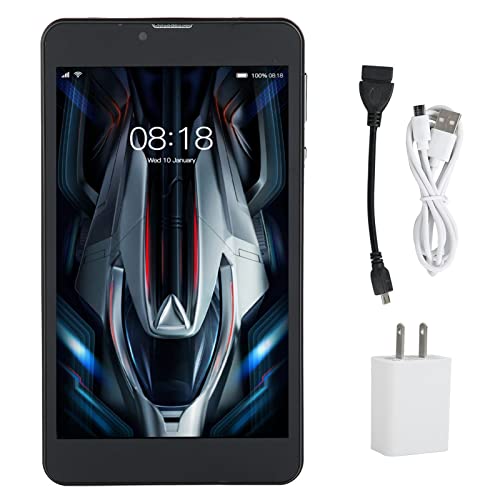 GOWENIC 7 Inch Kids Tablet, 5G WiFi Kids Tablet 2G RAM 32G ROM Toddler Tablet Dual SIM GSM Calling Tablet PC, for Android 10.0 System, IPS HD Large Screen(Black)