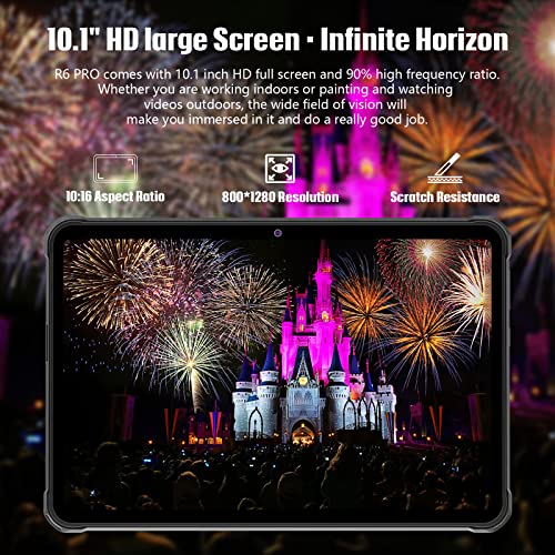 HOTWAV R6 Ultra Rugged Tablet Android 13 (Gold)