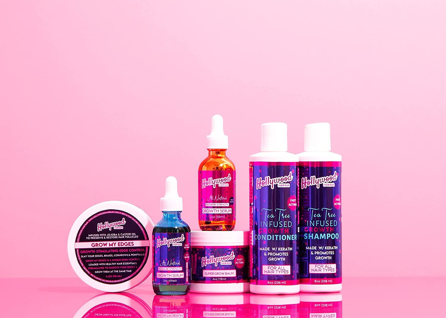 Hollywood Hair Bar Extreme Strength Growth Serum 2oz