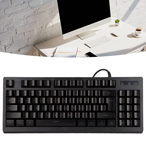 Heayzoki Mechanical Gaming Keyboard, Wired RGB Backlight Keyboard 89 Keys Waterproof USB Gaming Keyboard for Windows Gaming Pc, Gamer Gifts